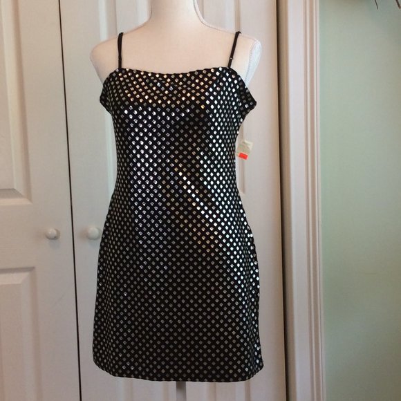 Troika Troika Troika | Dresses | Troika Party Dress Black And Silver ...